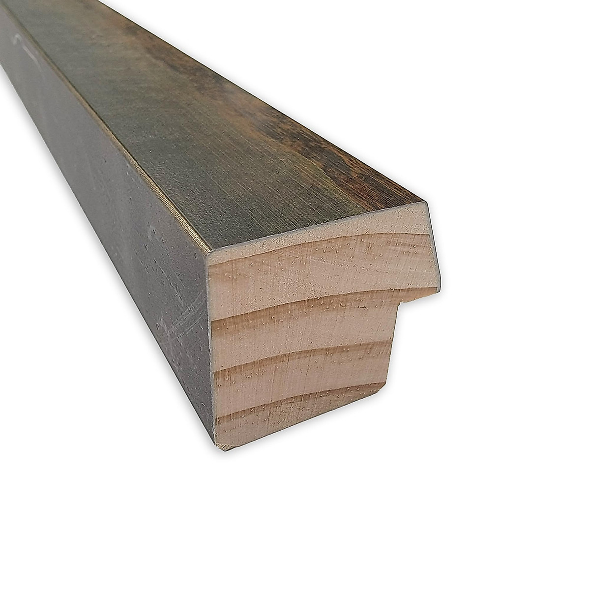 Amanti Art Bronze Full Length Mirror for Door, 50x16 Two Tone Bronze Copper Tall Wall Mirror Full Length, Mounted to Door or Closet Wall with no Visible Brackets, Modern Contemporary Wood Frame