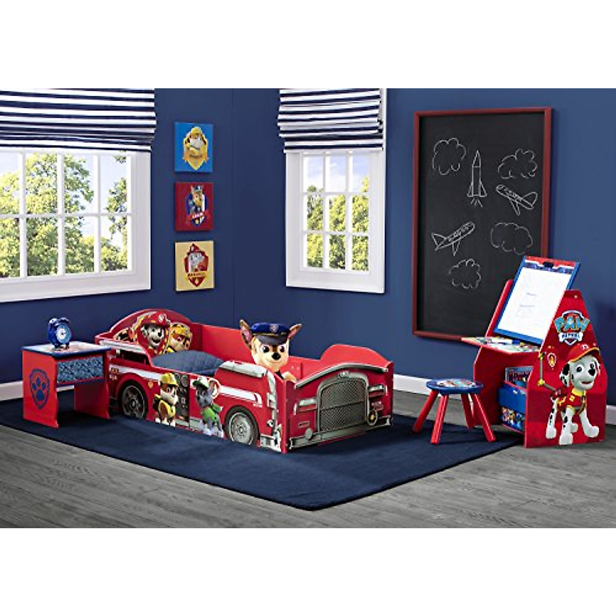 Delta Children Wood Toddler Bed - Greenguard Gold Certified, Nick Jr. PAW Patrol