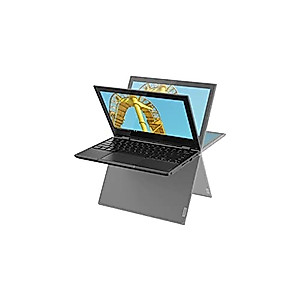 Lenovo 300e Windows 2nd Gen 81M90061US 11.6" Touchscreen 2 in 1 Notebook - HD - 1366 x 768 - Intel Celeron N4120 Quad-core (4 Core) 1.10 GHz - 4 GB RAM - 64 GB Flash Memory - Black