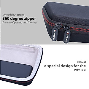 LTGEM Case Compatible with Logitech MX Keys S/MX Mechanical/MX Keys Wireless Keyboard(Inside: 17.1"x6"x1.1"), Case Only