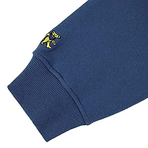 SEC.119 Grateful Dead Dancing Bear Men Classic Hoodie | Medium-Weight Fabric Hooded Sweatshirt | Navy | Officially Licensed Apparel | Extra Large