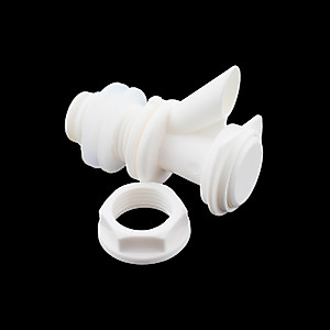 SQXBK 3PCS 60x20mm White Push Button Cooler Tap Replacement Thermos Ice Bucket Tap Suitable for Faucet Replacement