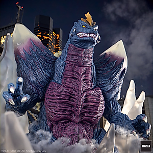 Super7 ULTIMATES! Toho HeiSei Space Godzilla - 8" Toho Godzilla Action Figure with Accessories Classic Movie Collectibles and Retro Toys