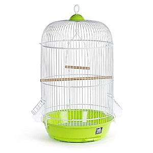 Prevue Hendryx SP31999G Classic Round Bird Cage, Green,1/2"