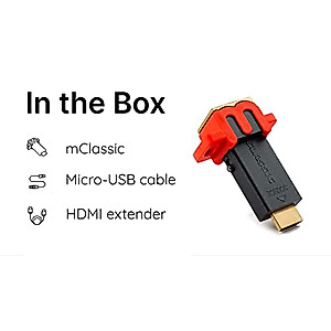 Marseille mClassic Plug-and-Play Video Game Console 1440p/4K Upscaler - Upgrade Your Graphics Card in Real Time with No Lag for Nintendo Switch, PlayStation, Xbox, Wii, GameCube, Dreamcast and more!