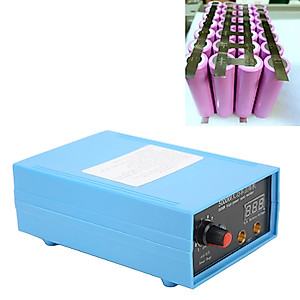 Battery Spot Welder, Rechargeable Copper Needle Spot Welder Handheld Easy Operation Digital Tube Display AC100‑240V for 26650(US Plug)