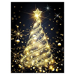 clothmile Christmas Tree Diamond Art Kits for Adults Christmas Full Drill Diamond for Beginners, 5d Paint with Diamonds Pictures Gem Art Kits DIY Adult Crafts Kits 12x16inch