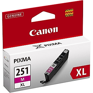 Canon CLI-251XL Magenta Compatible to iP7220,iX6820,MG5420,MG5520/MG6420,MG5620/MG6620,MX922/MX722,iP8720,MG6320,MG7120,MG7520 Printers