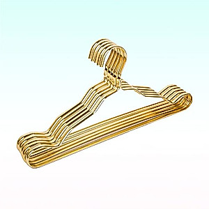 LIFKOME Hangers 100 Pack Coat Hanger 10pcs Coat Hangers Clothes Heavy Duty Stainless Steel Hangers with Non Slip Grooves Metal Hangers Coat Hangers Hangers 100 Pack Clothes Hanger