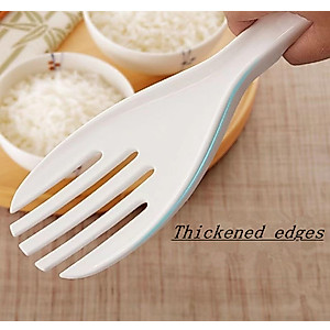 Fatty Cat Jumbo Large Plastic Rice Paddle Spatula Scoop, 11" Long, 1 pcs per case