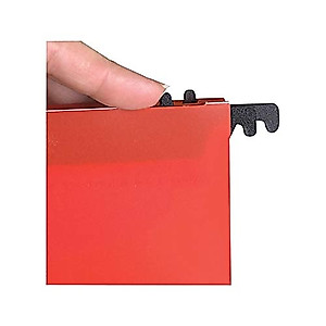 1InTheOffice Poly Expanding Hanging File Folders, Letter Size, Assorted, 5/Pack