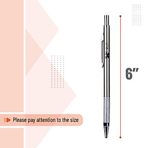 Mr. Pen- Mechanical Pencil, Metal, 2mm, Drafting Pencil, Metal Mechanical Pencils, Drawing Mechanical Pencils, Lead Holder, 2mm Mechanical Pencil, Mechanical Drawing Pencils, Thick Mechanical Pencil