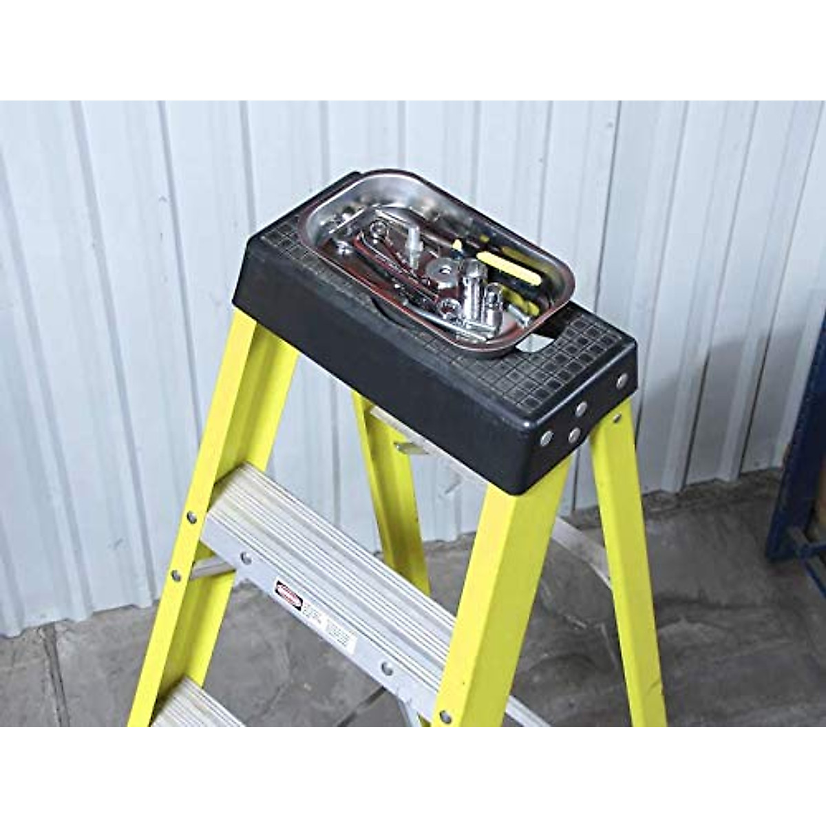 Edward Tools 9.5” Large Rectangle Magnetic Tray - Magnetic Parts Tray for Screws, Nut, Bolts, Small Tools - Great for Mechanics, DIY - Heavy Duty Stainless Steel - Extra Strength Magnet