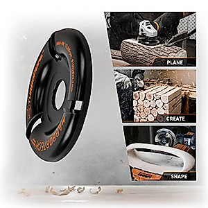 ARBORTECH TURBOPlane Blade 4Inch/100mm Carbide Woodworking Disc Angle Grinder Attachment | IND.FG.400.20