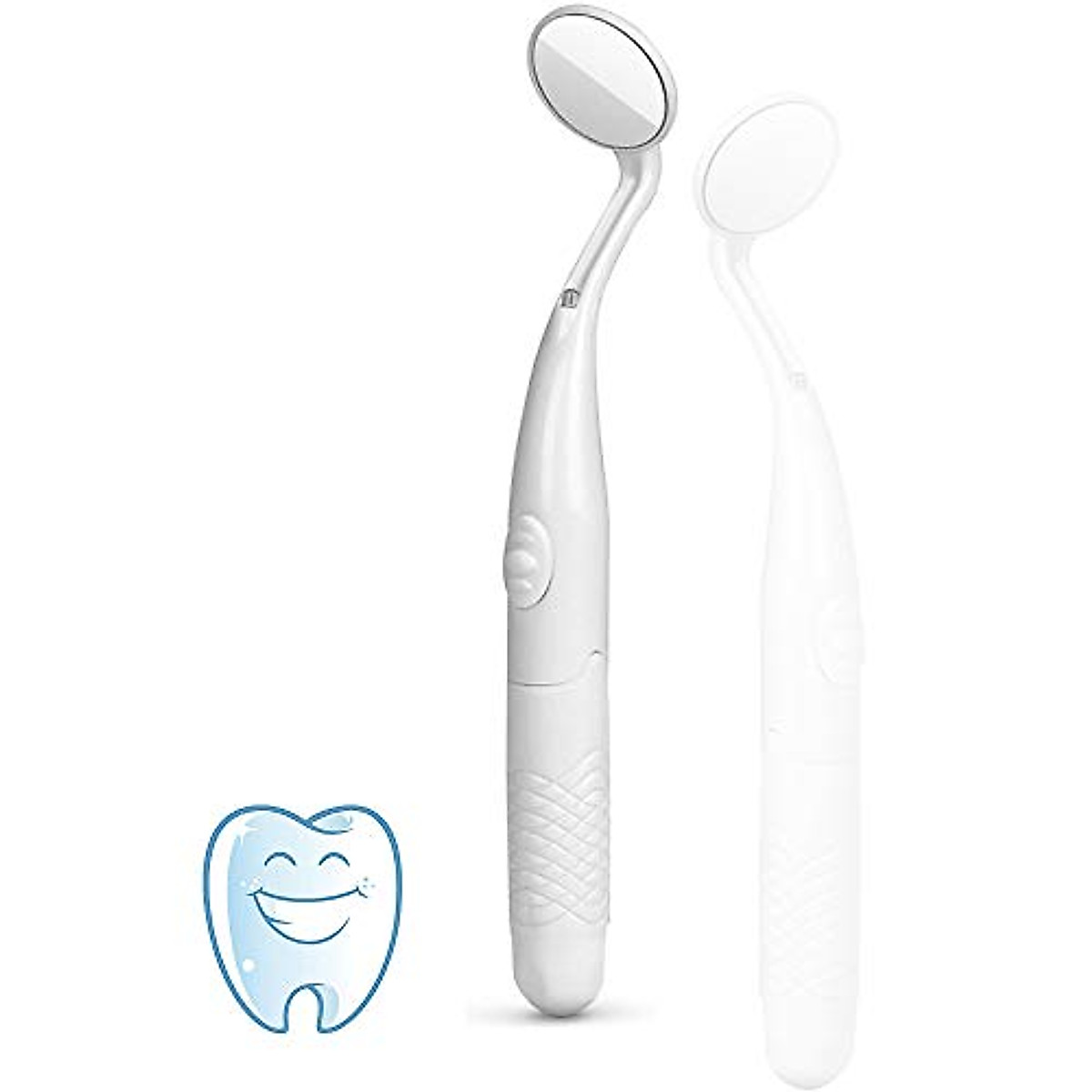 ffresiss Dental Mirror with Light,Teeth Inspection LED Mirror,Anti-Fog Mouth Mirror,Dentist Oral Care Tool