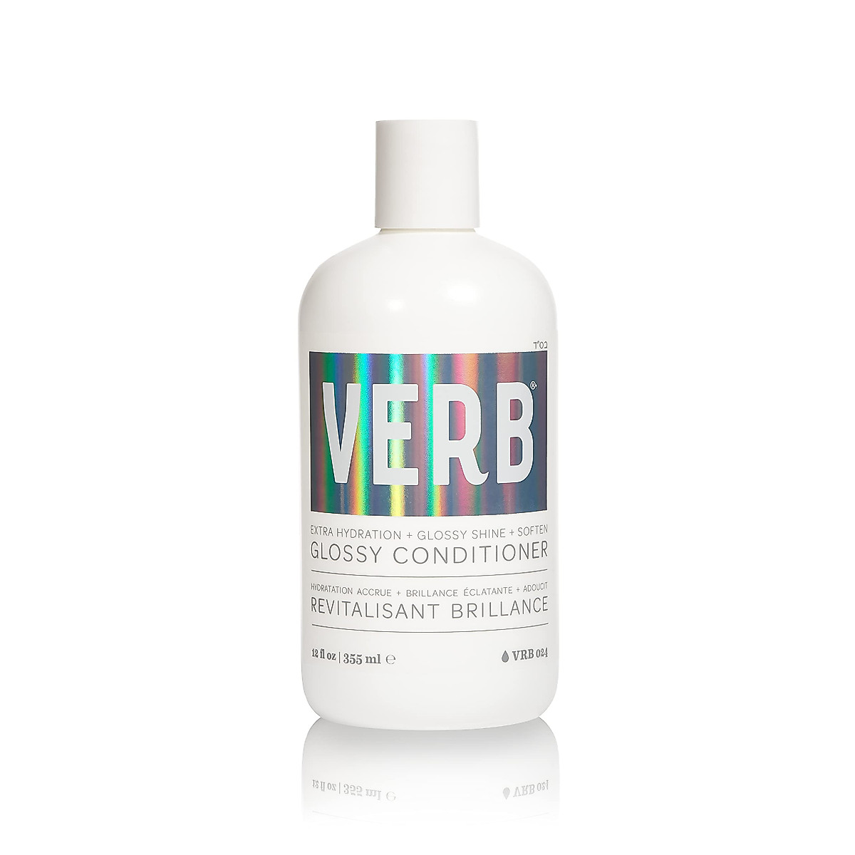 VERB Glossy Conditioner - Vegan Moisturizing Conditioner - Free of Harmful Sulfates, Paraben, Gluten - Adds High Shine and Nourishes Dull or Damaged Hair, 12 fl oz