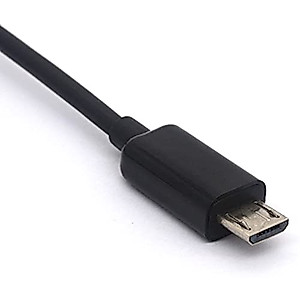 PIIHUSW Micro USB to 3.5mm Cable - Gold Plated 3 Pole 3.5mm Male to Micro B Male Car Aux Audio Extension Cord