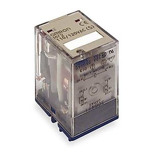 Omron Industrial Automation Relay, Dpdt, 250Vac, 30Vdc, 10A - MY2 AC24 (S)