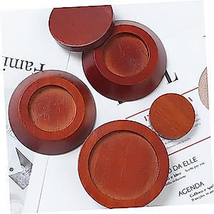 Floor Bed Frame 3pcs Furniture Booster Furniture Leg Pad Table Risers Solid Wood Bed Frame Furniture Lift Floor Sofa Furniture Lift Riser Furniture Foot Pads Bed Risers