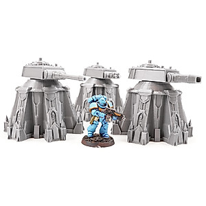 Heavy Weapon Towers - Tabletop Terrain by War Scenery for Wargames and RPGs 28mm 32mm Miniatures