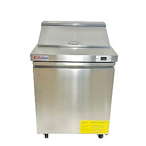 GenKraft Commercial Refrigerated - Sandwich/Salad Prep Table 29" GTSSP-29, 8 pan Capacity Used in Restaurants, Food Trucks, Fast Food Shops etc.