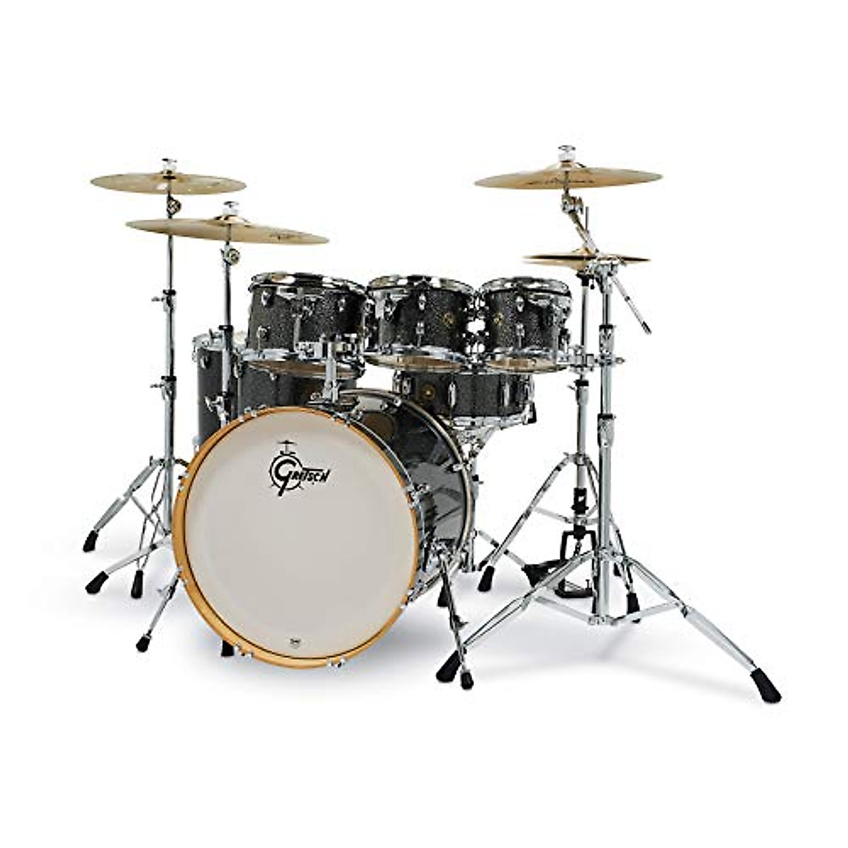 Gretsch Drums Drum Set, Black Stardust (CM1-E826P-BS)