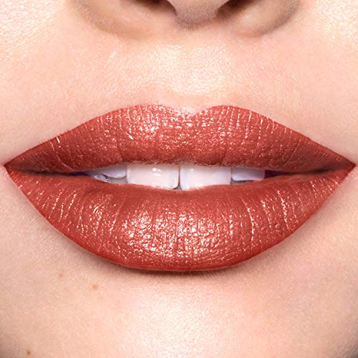 Revlon Lipstick, Super Lustrous Lipstick, Creamy Formula For Soft, Fuller-Looking Lips, Moisturized Feel, Cinnamon Bronze, 0.15 oz