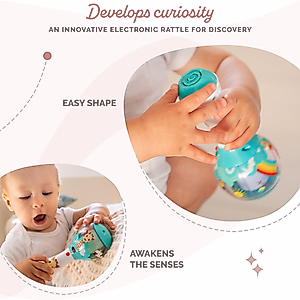 Sophie la girafe | Shake Shake Rattle | Fun & Easy to Grasp Rattle with a Motion Detector | 4 Different Musical Modes for Playtime & 6 Melodies to Soothe Baby to Sleep