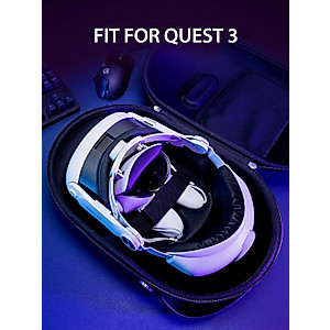 DESTEK CC2 Carrying Case Compatible with Meta/Oculus Quest 3, Quest Pro and Touch Controllers, VR Accessories for Travel, Storage, and Portable Protection