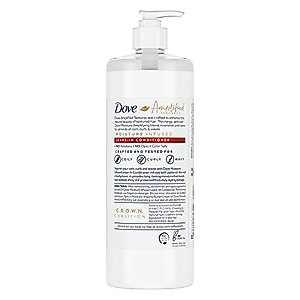 Dove Leave-in Conditioner with Jojoba for Coils, Curls and Waves Moisture Amplifying Hair Conditioner Blend 33. 8 oz