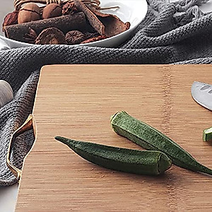 GULRUH Wood Cutting Boards for Kitchen, Bamboo Cutting Board|Double-Sided Bamboo Poly Cutting Board for Kitchen | Easy to Wash and Clean | BPA Free|45 * 32cm