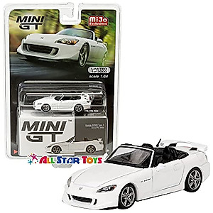 Mini GT 1:64 Honda S2000 AP2 Type S Grand Prix White 349 DIECAST Model MGT00349 True Scale Miniatures