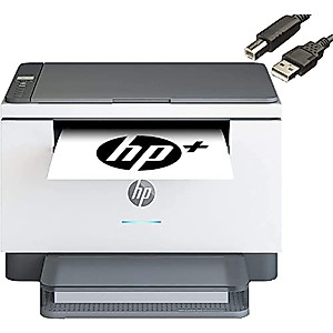 HP Laserjet MFP M234dwe Wireless Black and White All-in-One Laser Printer Print Scan Copy, Auto 2-Sided Printing, 30 ppm - WULIC Printer Cable