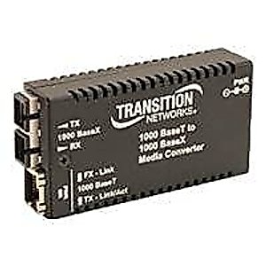 Transition Networks SC Mini Transceiver/Media Converter (M/GE-T-SX-01-NA)