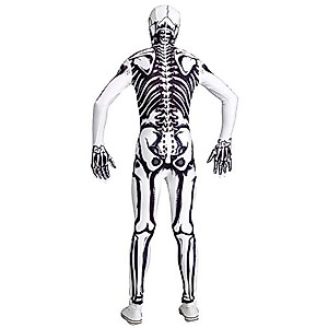 Fun Costumes Men's White Skeleton X-Large