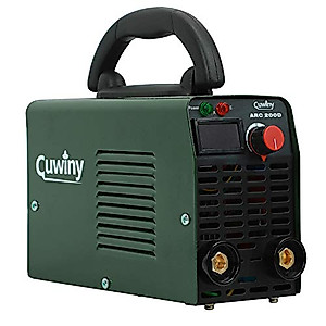 ARC Welder Mini, Cuwiny ARC200D 110v/220v IGBT Inverter Welding Machine, Maximum 140A MMA/Stick, Dual Voltage with High Frequency Duty Cycle Digital Display Welding.