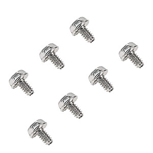 Favordrory Toothed Hex 6/32 Screw 6# -32Computer PC Case Hard Drive Motherboard Mounting Screws, 100 PCS