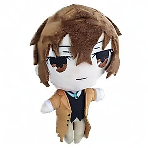 KILA MILA Anime Plush Doll Dazai Osamu Nakahara Chuuya Animal Soft Cartoon Figure Toys Cushions Pillows Xmas Gift（ Dazai Osamu A ）