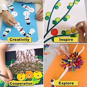 Arts and Crafts for Kids - 40 Creative Painting Arts 350+pcs Painting Kits Ages 5-10 Year Old Girls & Boys - Art Supplies Set - Gift Ideas for Drawing Beginners Activity Toys