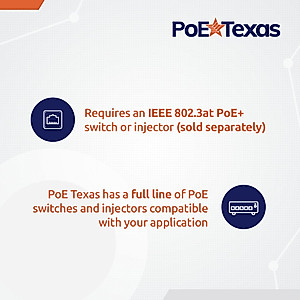 PoE Texas PoE+ Power and Separate Gigabit Data, Compatible with Google Mesh, Eero, Nest Cam, Apple Pro, Air, & Mini Tablets, Google Pixel, Surface Go, Samsung Galaxy & Others.