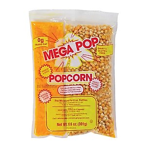 Perfectware - Popcorn 8oz -4ct 8oz Popcorn Portion Packs- (Box of 4 Portion Packs)