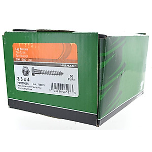 Hillman Zinc Hex Lag Screw 3/8" x 4"