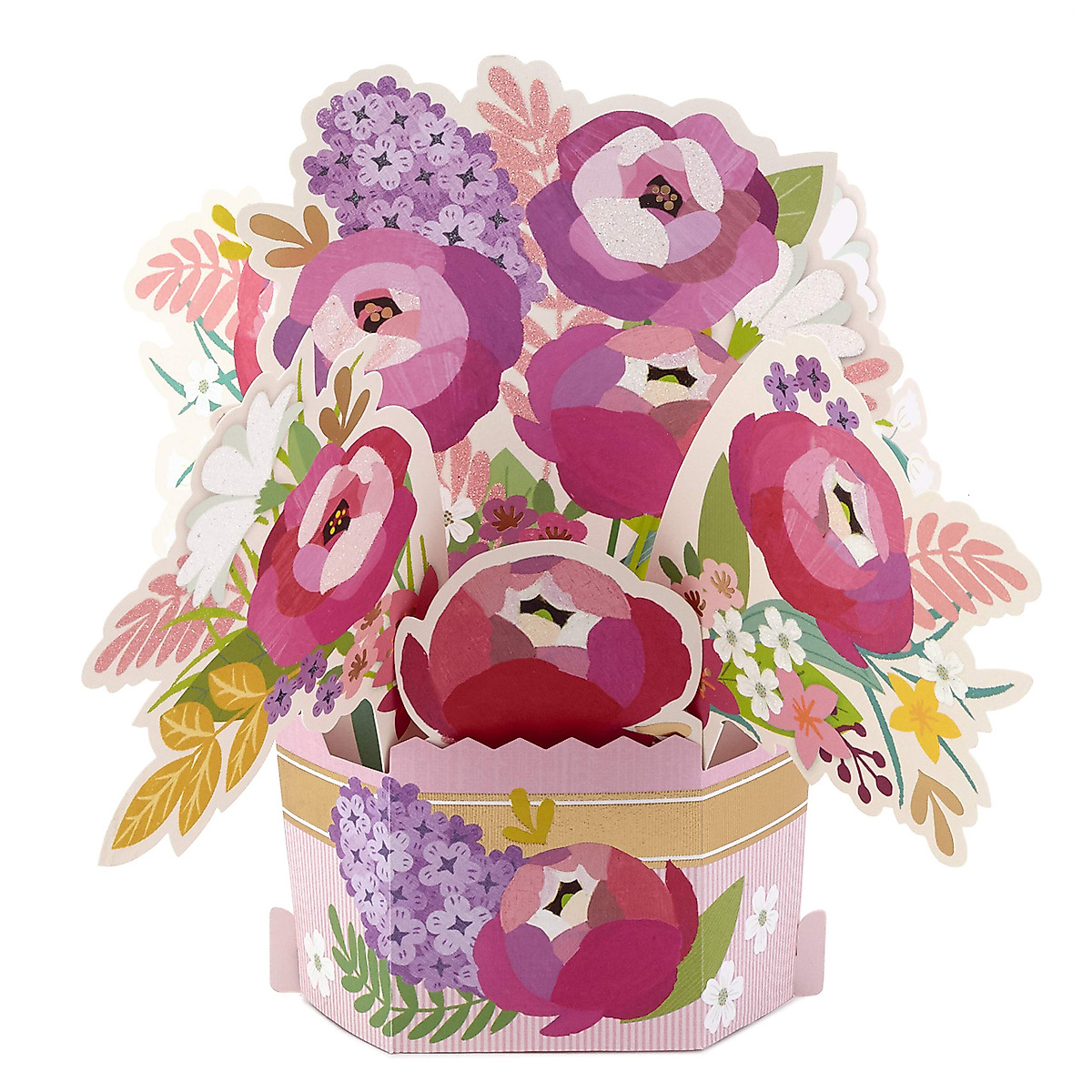 Hallmark Paper Wonder Pop Up Card for Women (Paper Pop Up Flowers) for Birthdays, Thinking of You, Anniversary, Thank You or Any Occasion