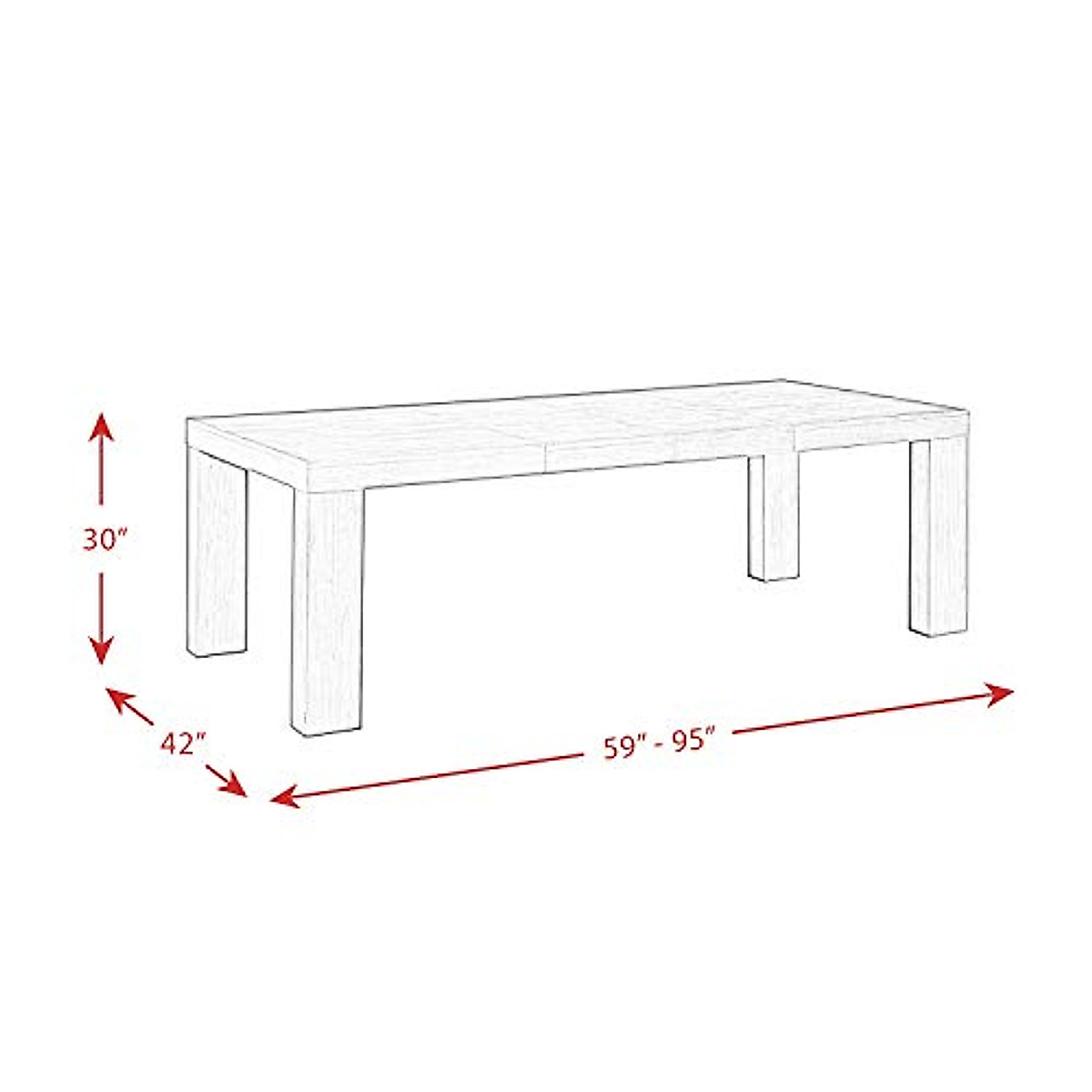 Picket House Furnishings Jasper Dining Table in Black