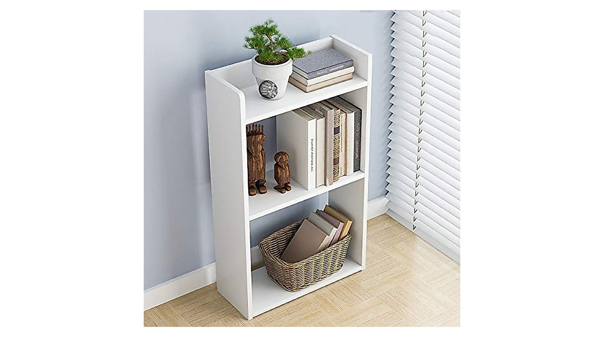 Compact 3-Tier Open Shelf Bookcase for Any Room