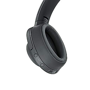 Sony WHH900N Hear On 2 Wireless Overear Noise Cancelling High Resolution Headphones, 2.4 Ounce
