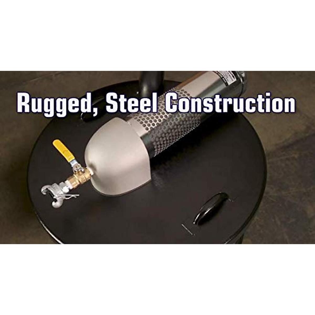 Guardair Pneumatic Vacuum N551BC 55 Gallon Drum Complete Kit with B Venturi Head, 2-Inch Hose and Tools