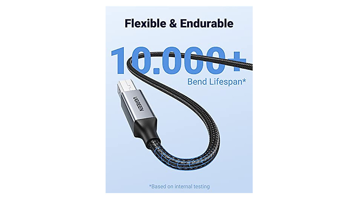 UGREEN USB A to B Printer Cable – Fast, Durable & Universal