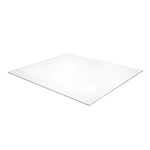 Floortex Polycarbonate XXL Office Mat 79" x 60" for Hard Floors, Clear, Model:FR1215020019ER