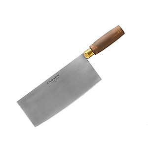 Lamson Chinese Vegetable Cleaver, Walnut Handle, 12.25"
